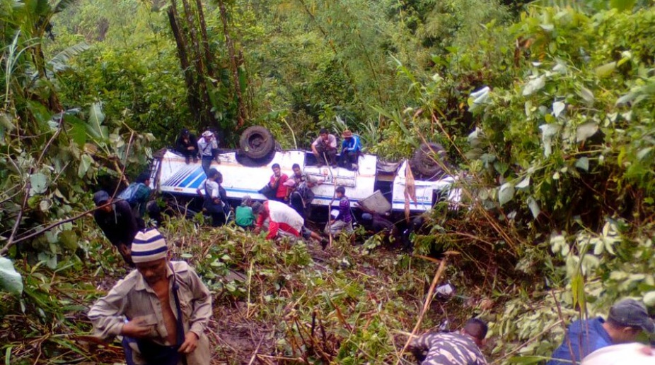 9 killed, 21 injured as bus falls into gorge in Mizoram - The Statesman