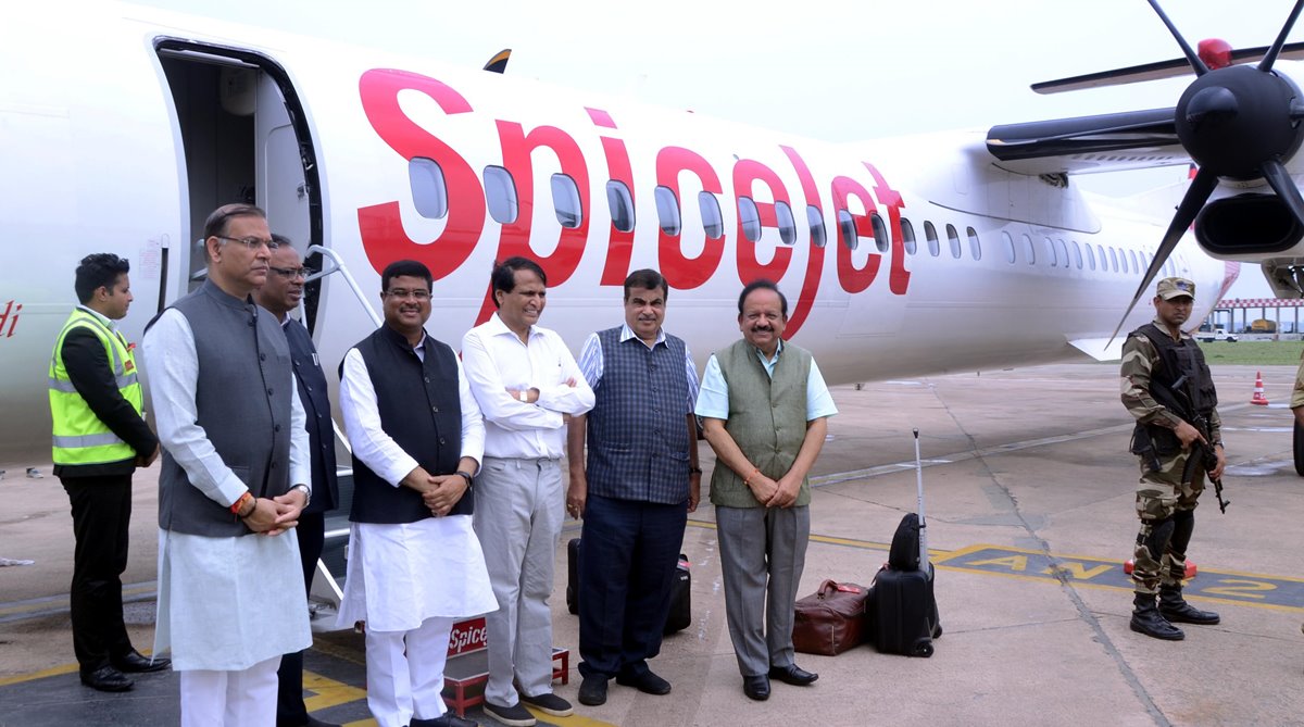 SpiceJet operates India's first biojet fuel flight between Dehradun and ...