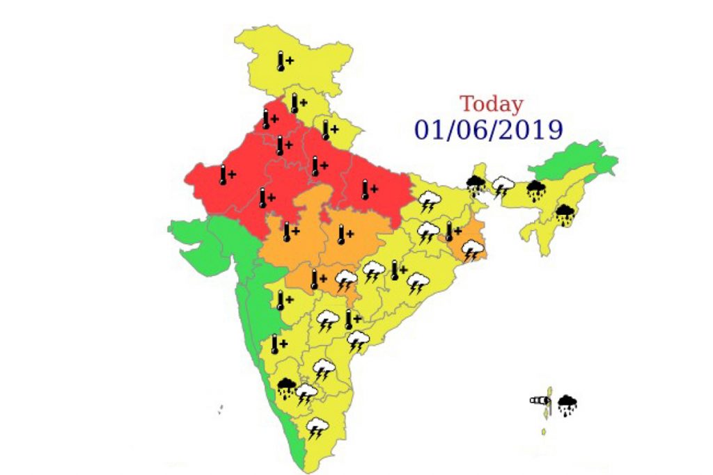 India Meteorological Department issues highest heatwave alert for Delhi ...