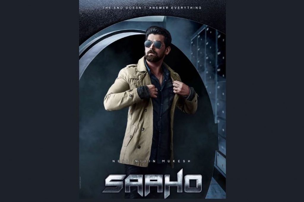 1st character poster featuring Neil Nitin Mukesh from Saaho out - The ...