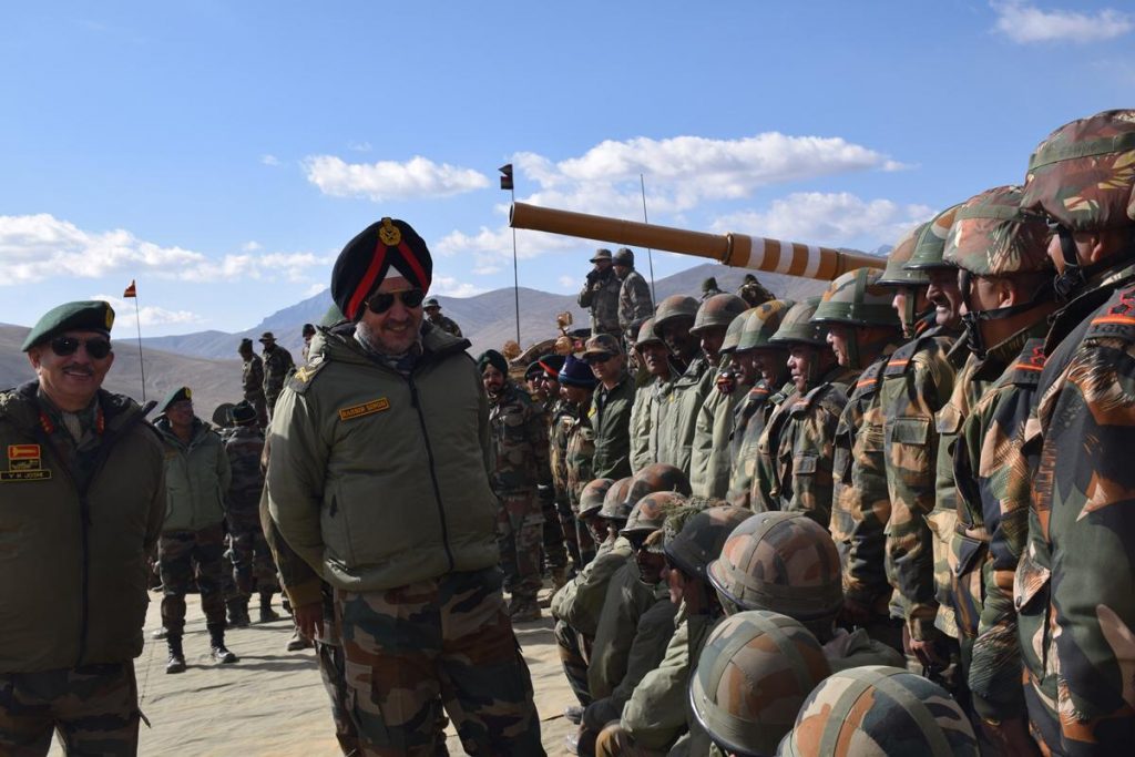 Indian Army holds exercise near LAC in super high altitude of Eastern ...