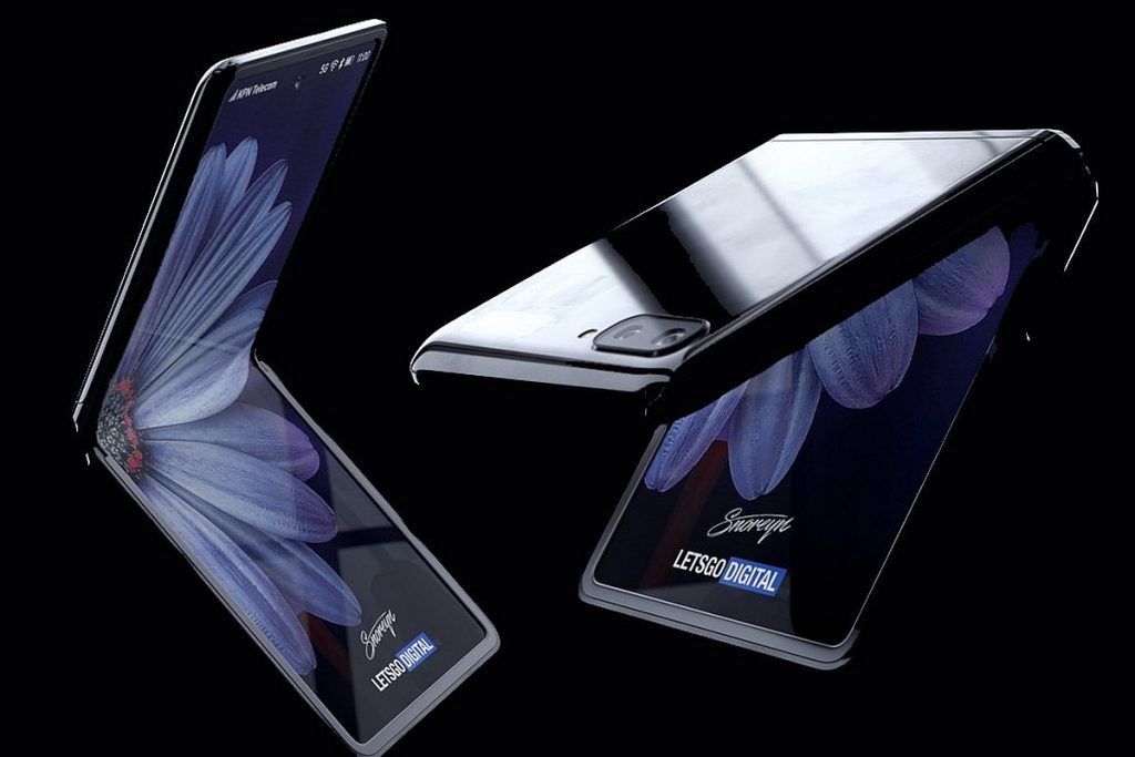Samsung's foldable clamshell Galaxy Z Flip video leaked online - The ...
