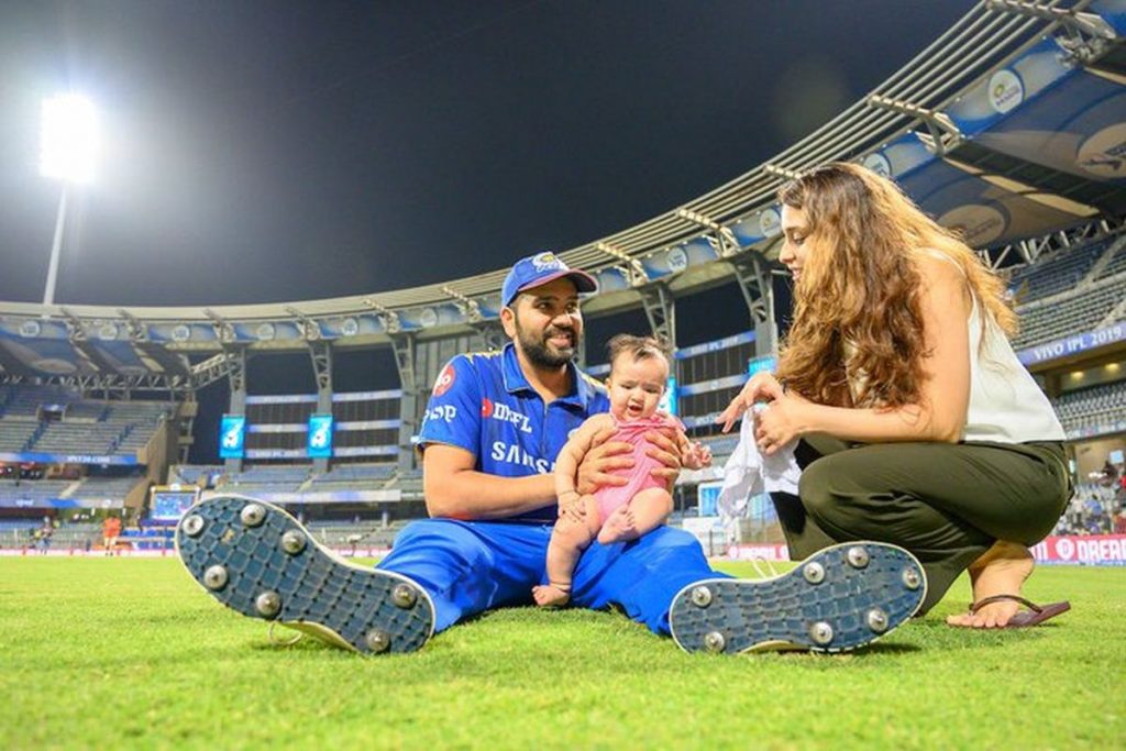Mumbai Indians captain Rohit Sharma fly out to UAE with family to play ...