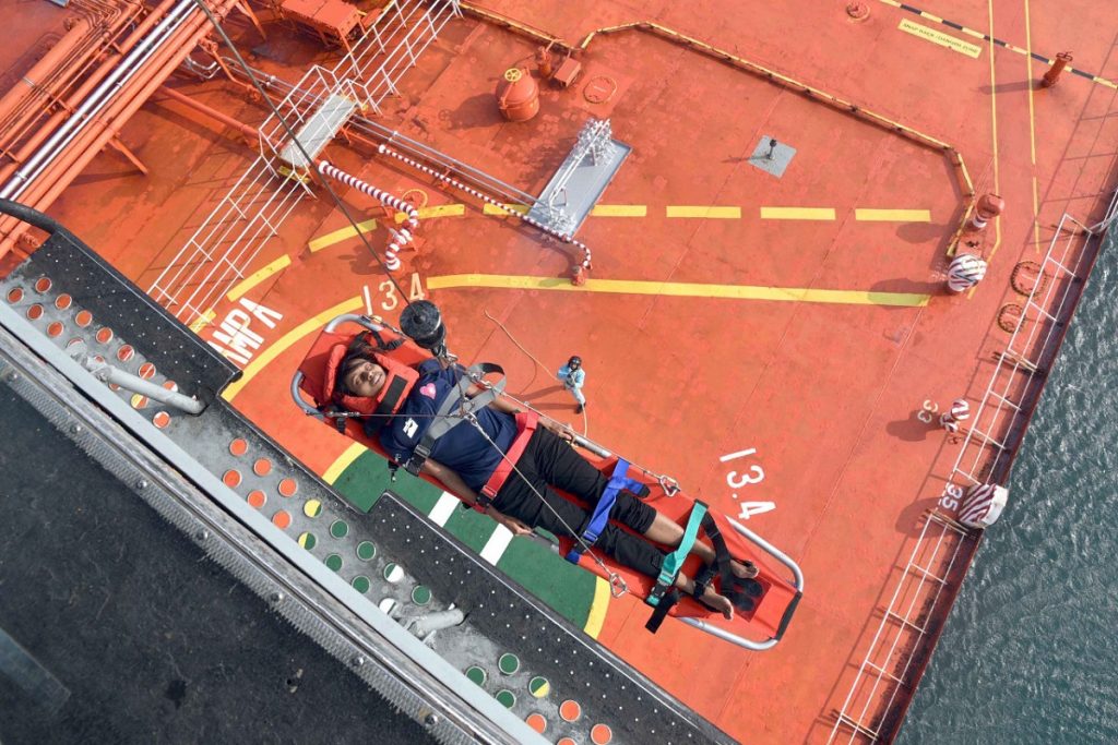 Indian Navy rescues Malaysian national with medical emergency - The ...