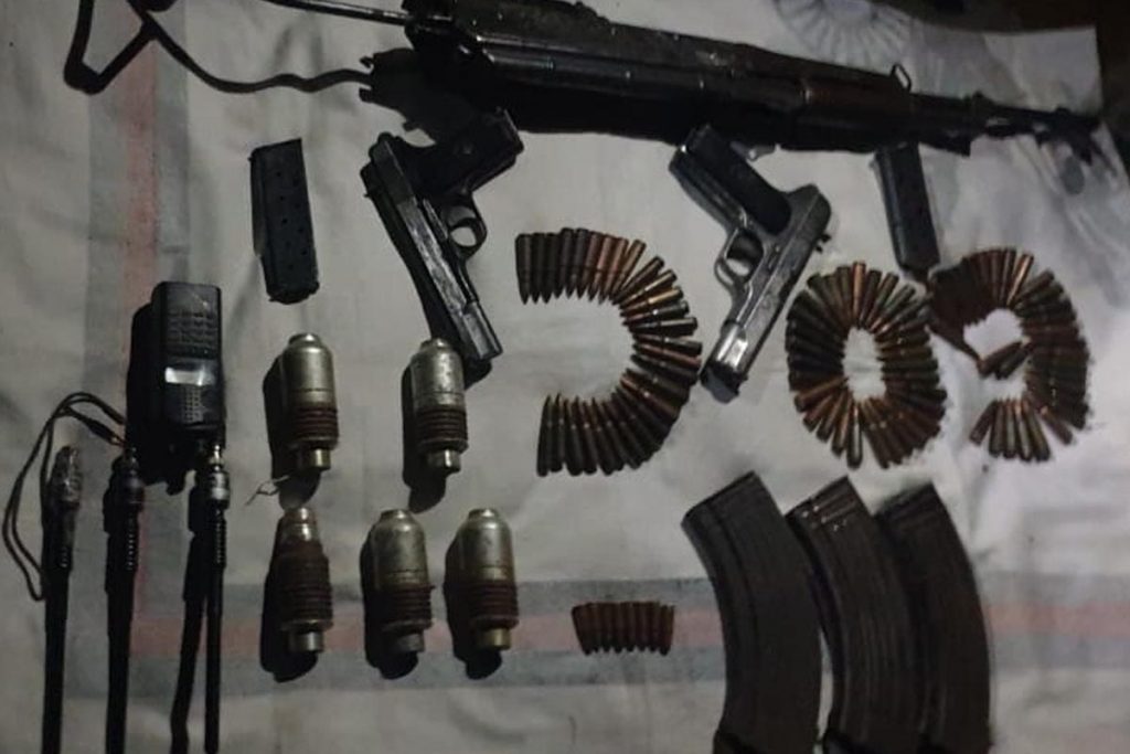 Terrorists hideout busted, cache of arms & ammunition recovered - The ...