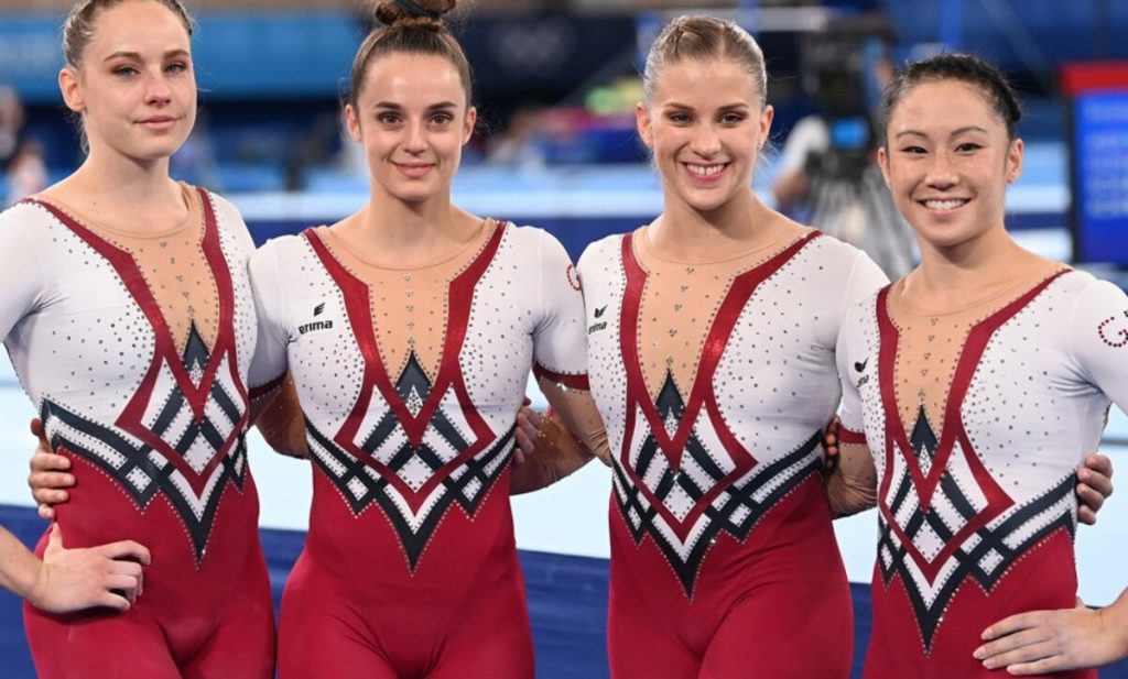 German gymnasts fight sexualisation of sport through their outfits ...