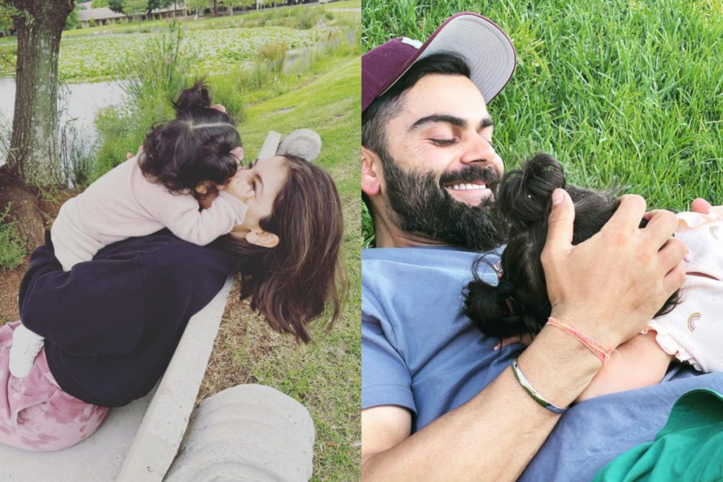 Anushka and Virat shares beautiful moments with their daughter Vamika ...