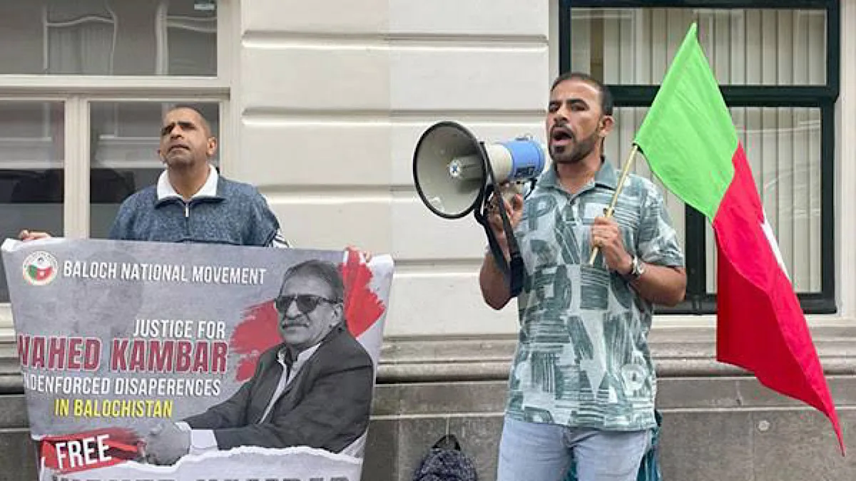 Netherlands: BNM holds protest outside Pak embassy demanding justice ...