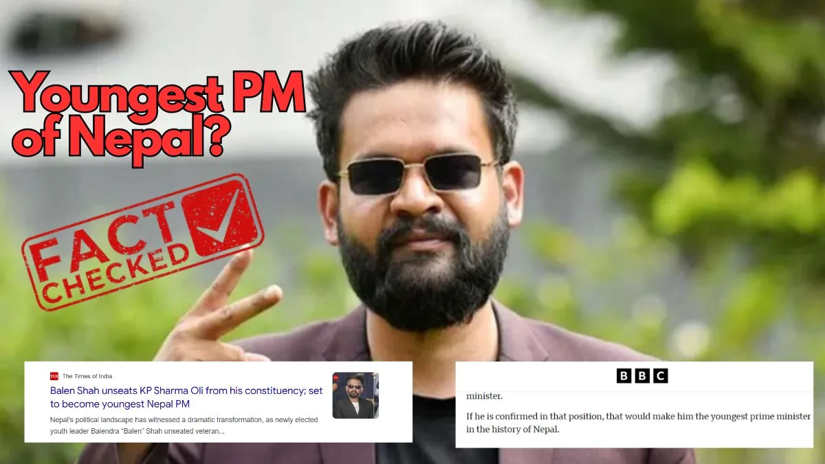 When narrative pips facts: Balen Shah is young, but NOT the youngest PM ...