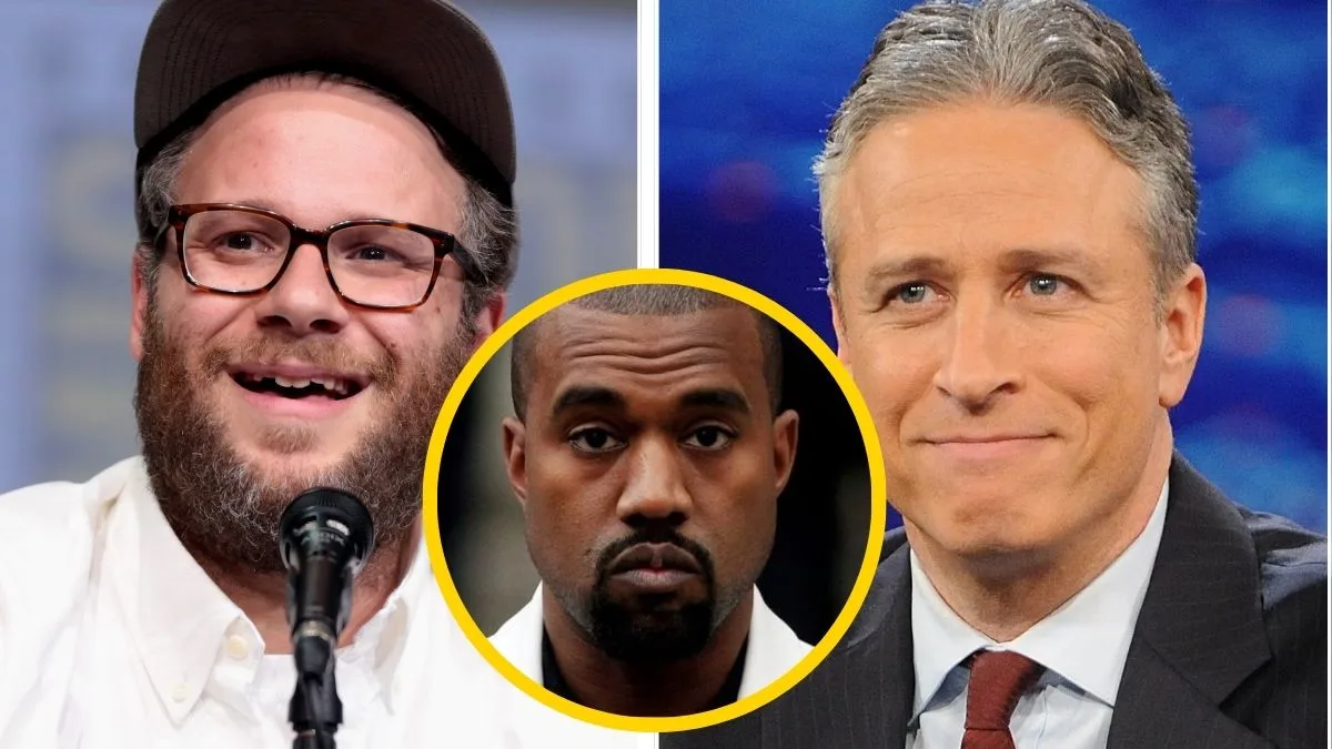 Seth Rogen and Jon Stewart slam Kanye West over ‘Heil Hitler’ song and ...